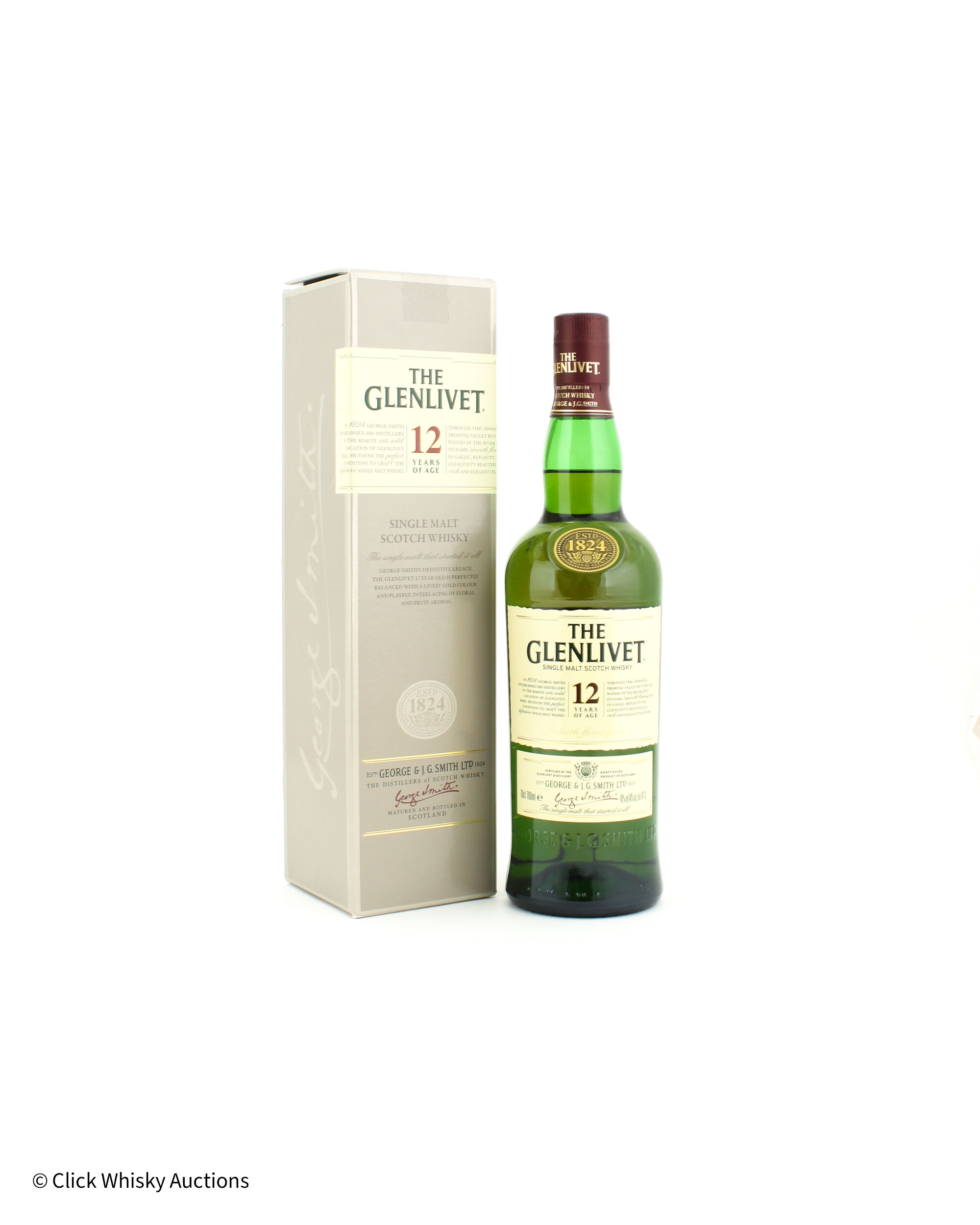 Glenlivet 12 Years Old Pre-2019 Auction | Click Whisky Auctions