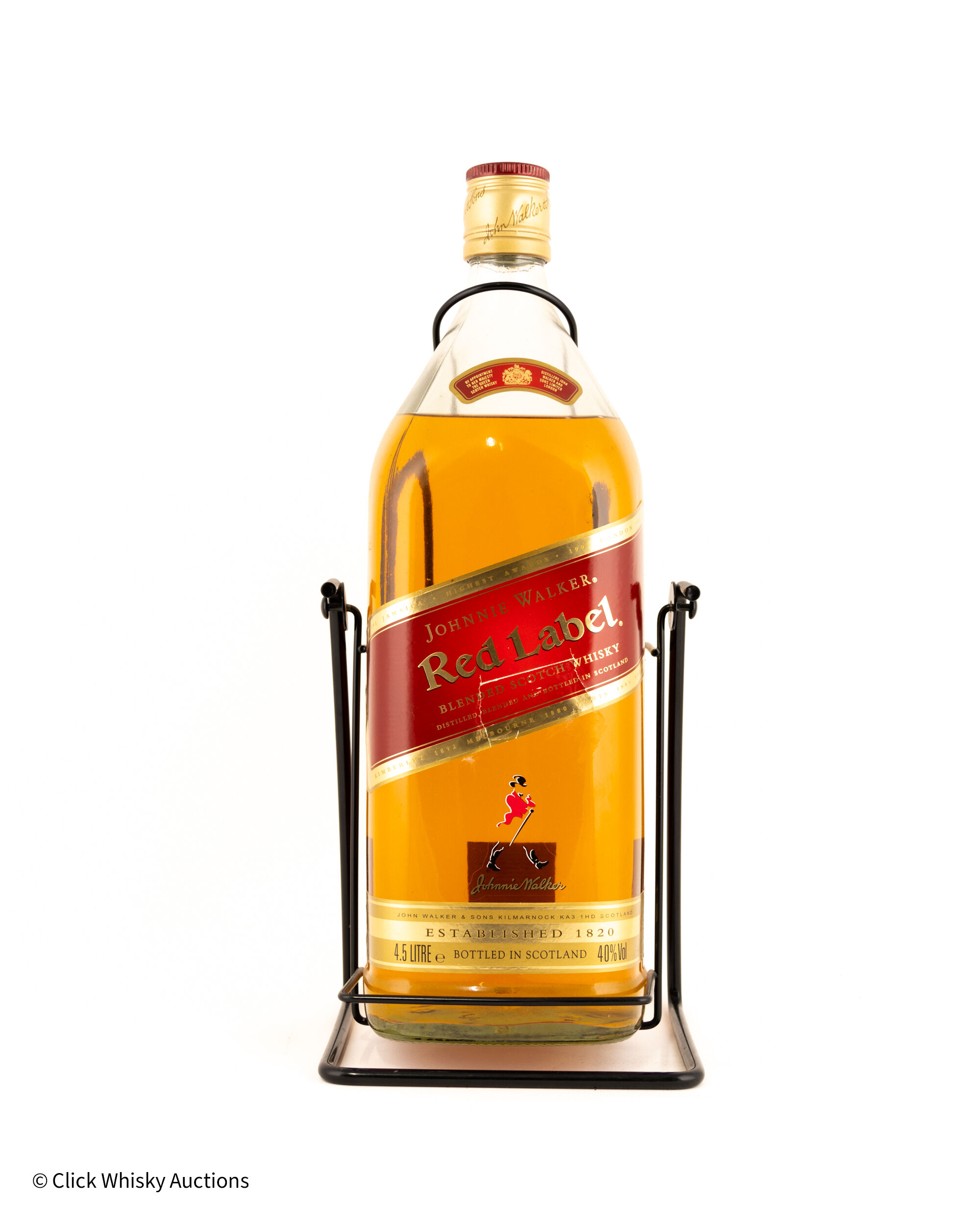 Johnnie Walker Red Label 4.5 With Cradle **LOCAL COLLECTION ONLY ...