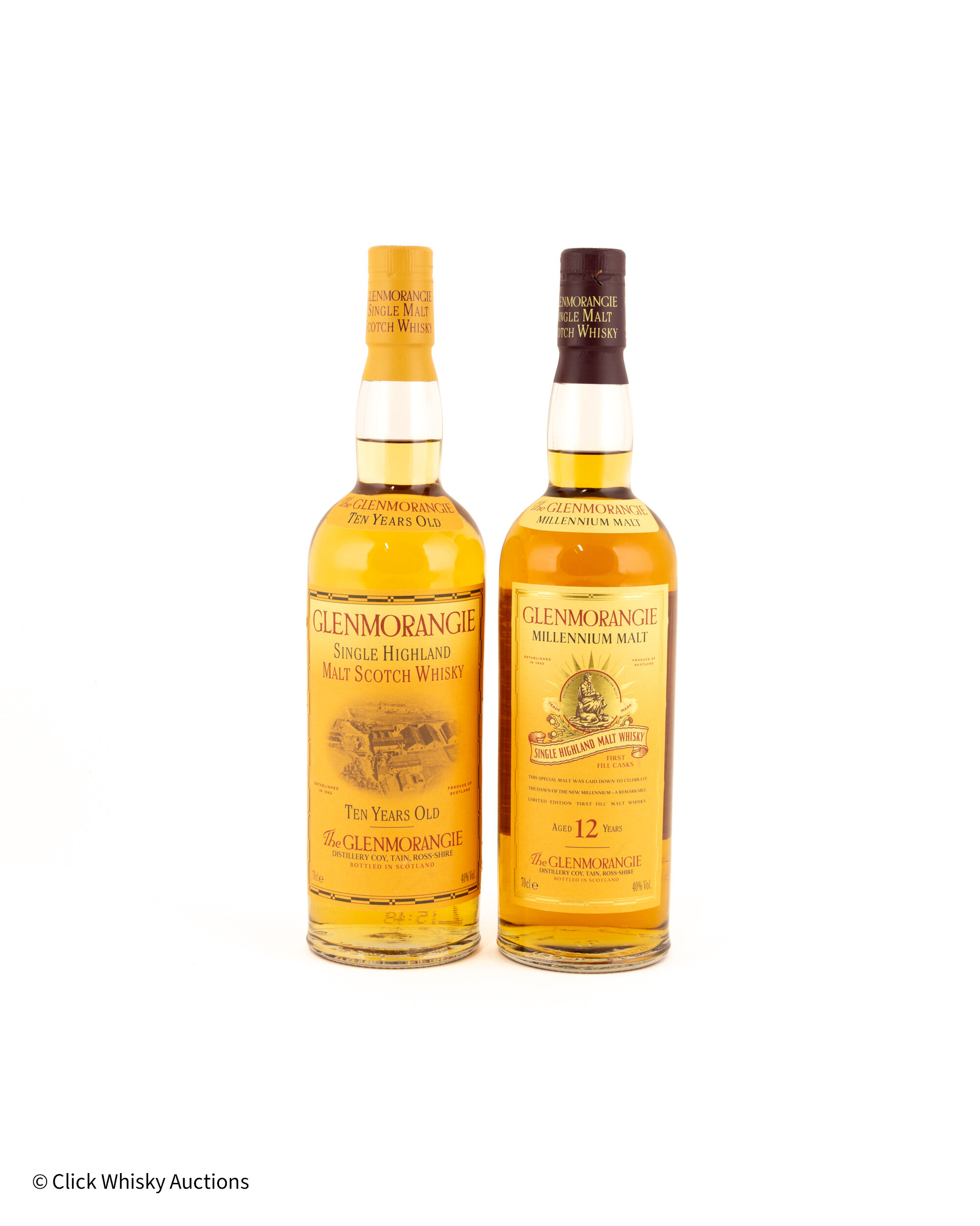Glenmorangie 10 Years Old, 18 Years Old, Millennium Malt & Wood ...